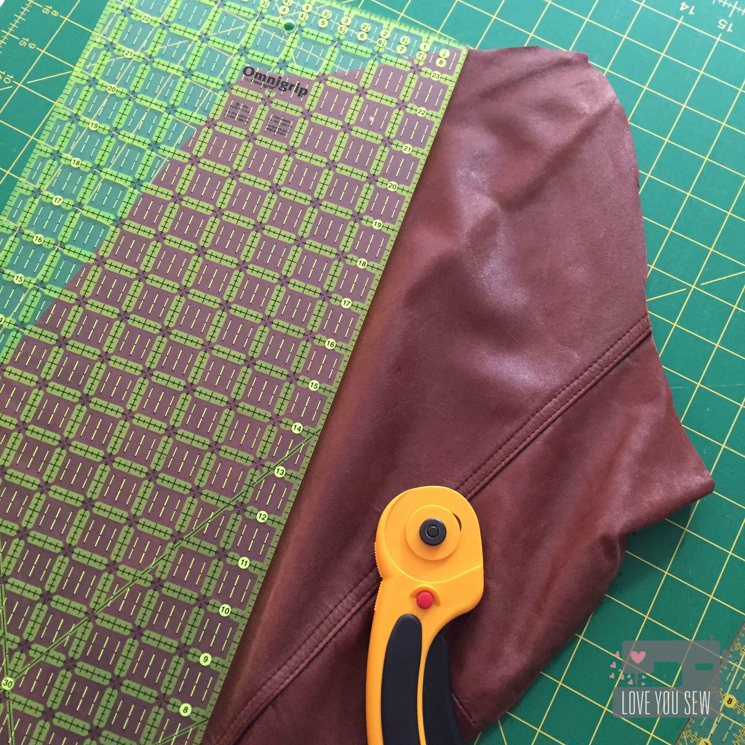 Upcycle That Leather Jacket – Love You Sew