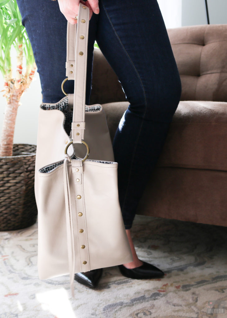 Designer Inspired DIY Leather Bucket Bag – Love You Sew