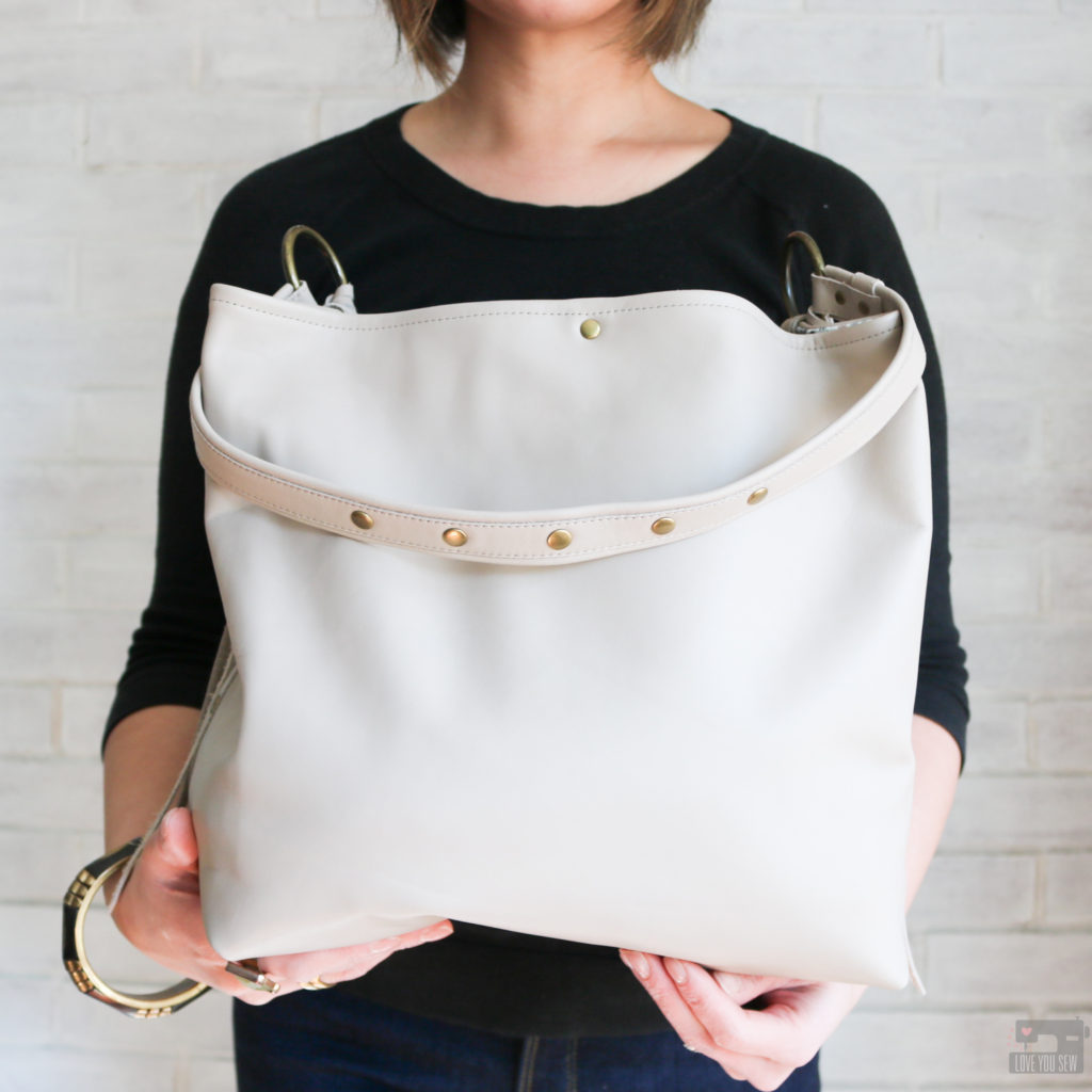 Designer Inspired DIY Leather Bucket Bag – Love You Sew