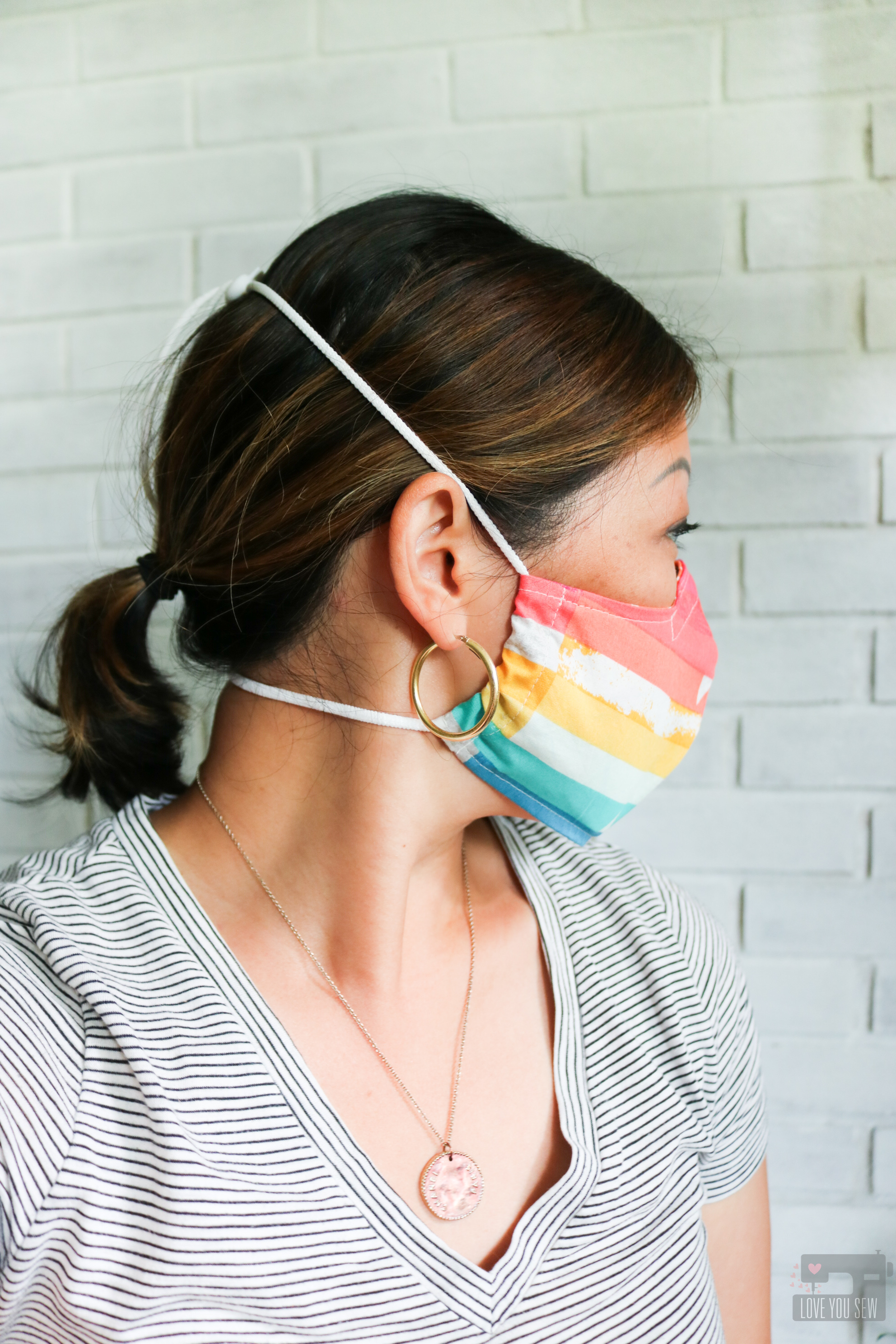 Make the Most Comfortable Fabric Mask – Love You Sew