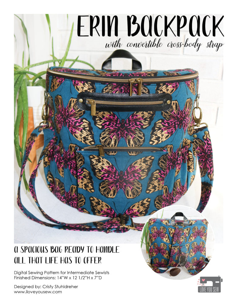 Introducing the Erin Backpack Sewing Pattern – Love You Sew