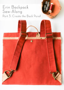 Erin Backpack Sew Along || Part 3: Create the Back Panel – Love You Sew